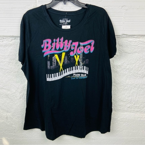 Billy Joel | Tops | Nwt Billy Joel Jet Black Piano Man Live In Concert ...